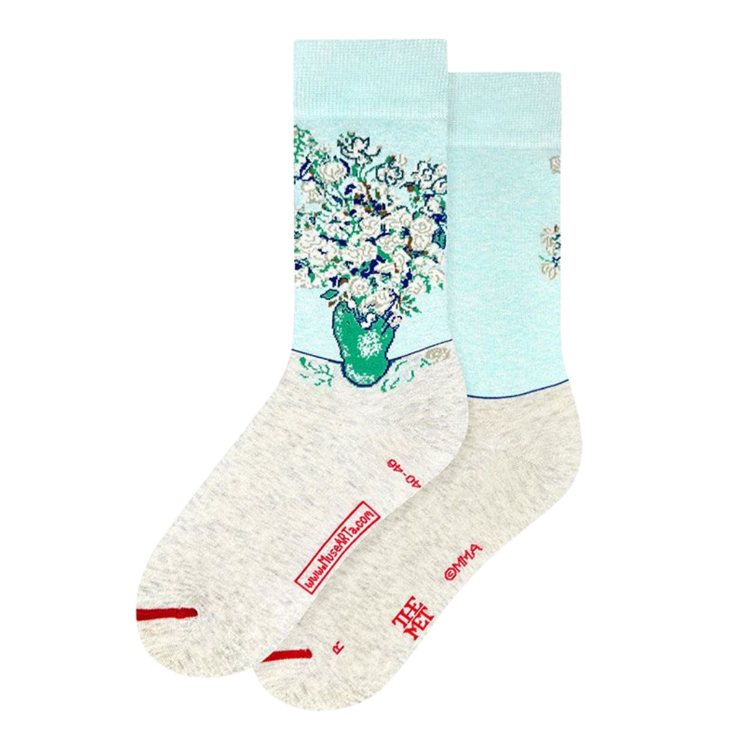 Vincent van Gogh - Roses Socks – Cummer Museum Shop